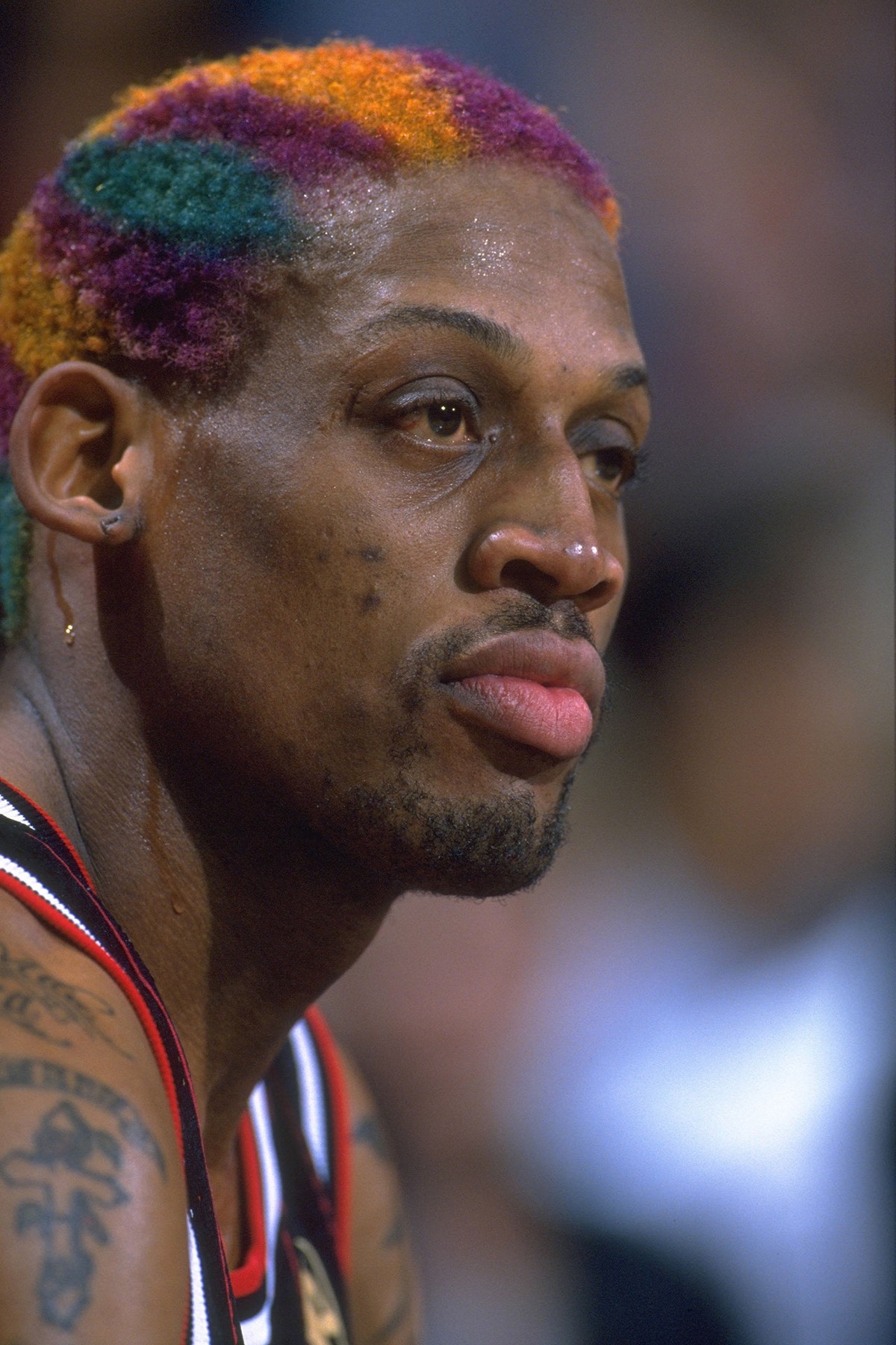 Dennis Rodman's Hairstyles | Attention Deficit Disorder Prosthetic ...